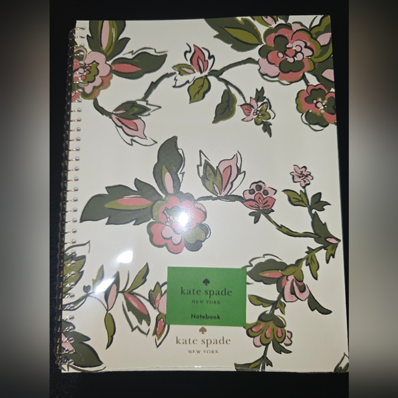 kate spade | Office | Kate Spade Floral Notebook Pink And Green 12 ...